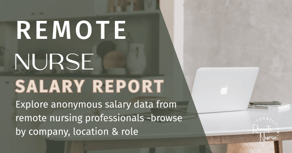 Remote Nurse Salary | Remote Nurse Connection